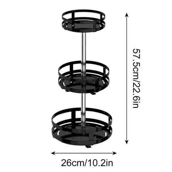 360 Rotating Kitchen Spice Storage Rack– Mavigadget