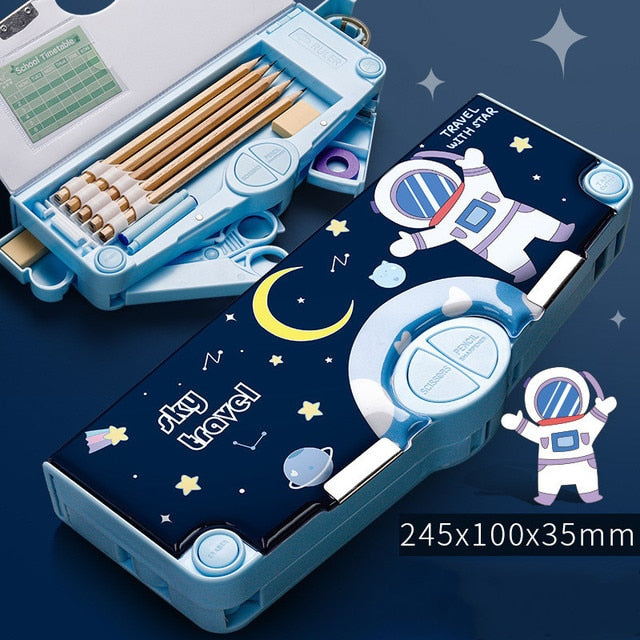 Stationery Kids Cartoon Pencil Storage Box · Mavigadget