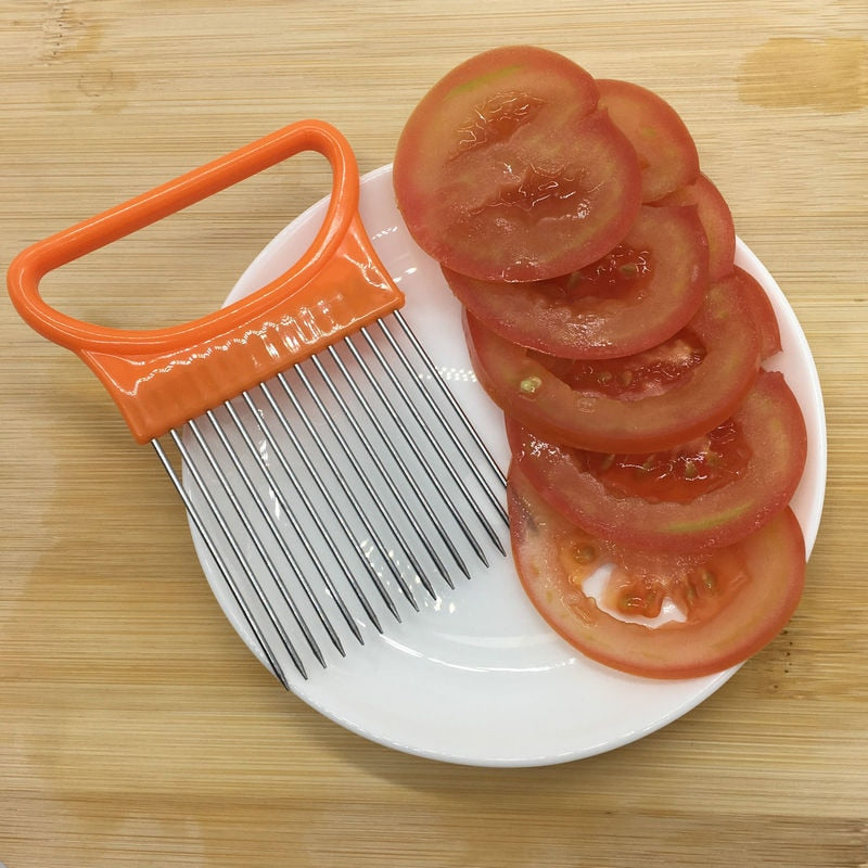 Easy Vegetable Holding Slicer · Mavigadget