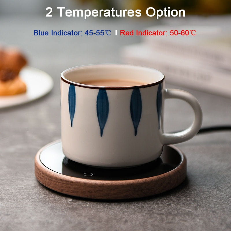 Smart Elegant Ceramic Mug Warmer Coaster · Mavigadget