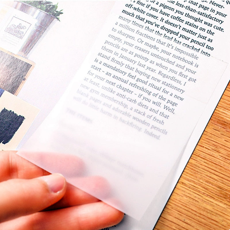 Creative Sticky Transparent Waterproof Notepads · Mavigadget