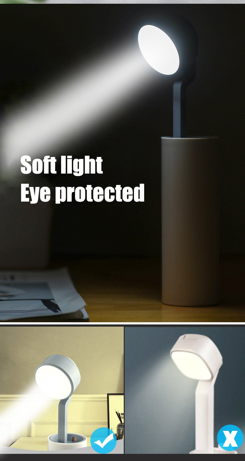 LED Mini Rechargeable Power Bank Desk Lamp · Mavigadget