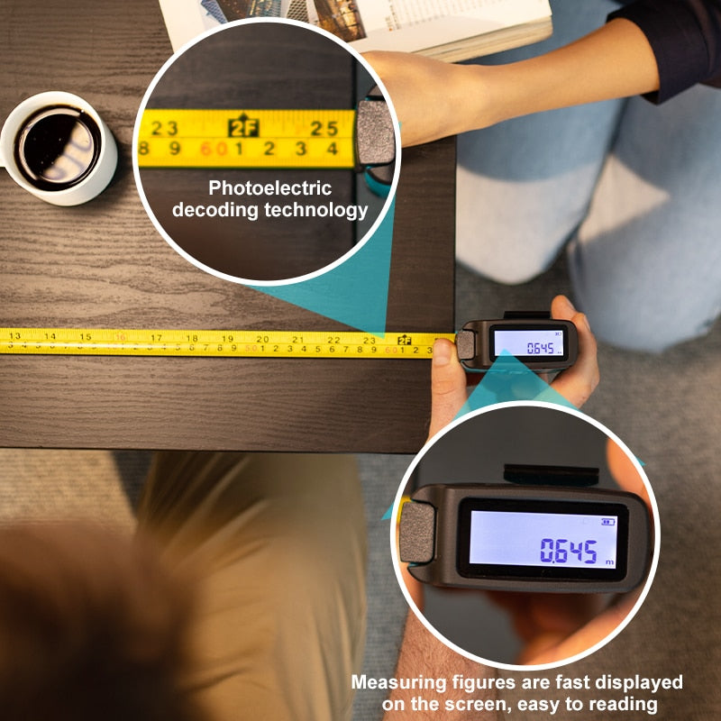 Smart Bluetooth Digital Rechargeable Tape Measure · Mavigadget