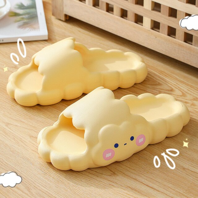 Cute Thick Foam Cloud Slippers · Mavigadget