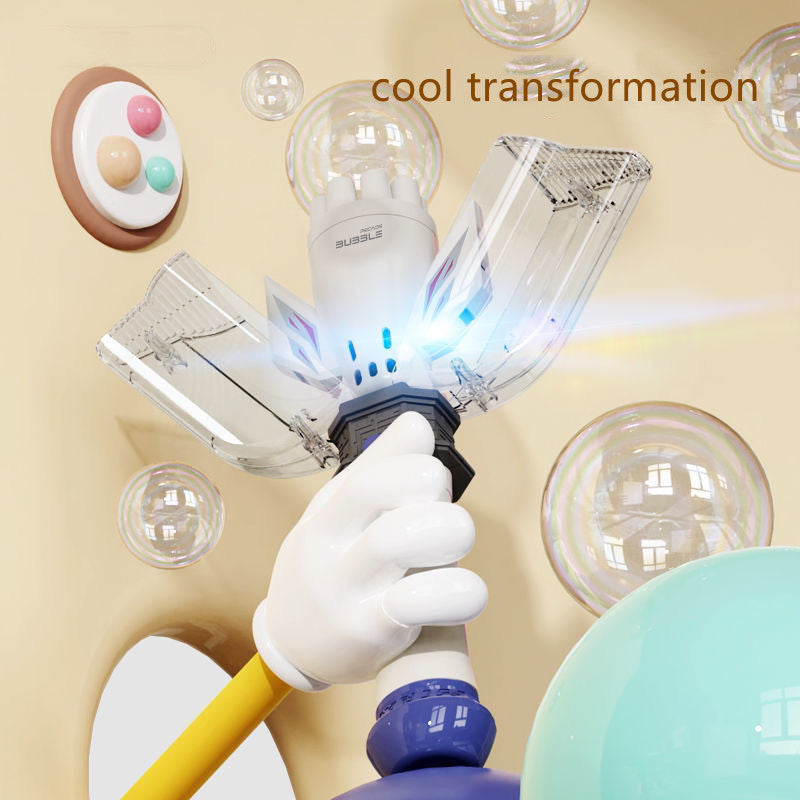 Automatic Dynamic Lighting Bubble Blower Toy · Mavigadget