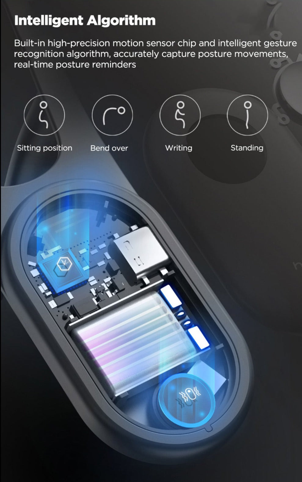 Smart Back Posture Correction Device · Mavigadget