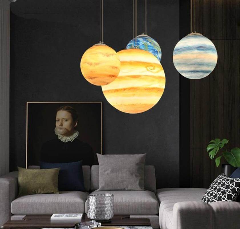 Modern Creative Universe Planet Pendant Light · Mavigadget