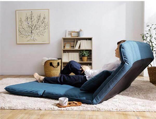 Modern Japanese Style Floor Legless Floor Futon Sofa · Mavigadget