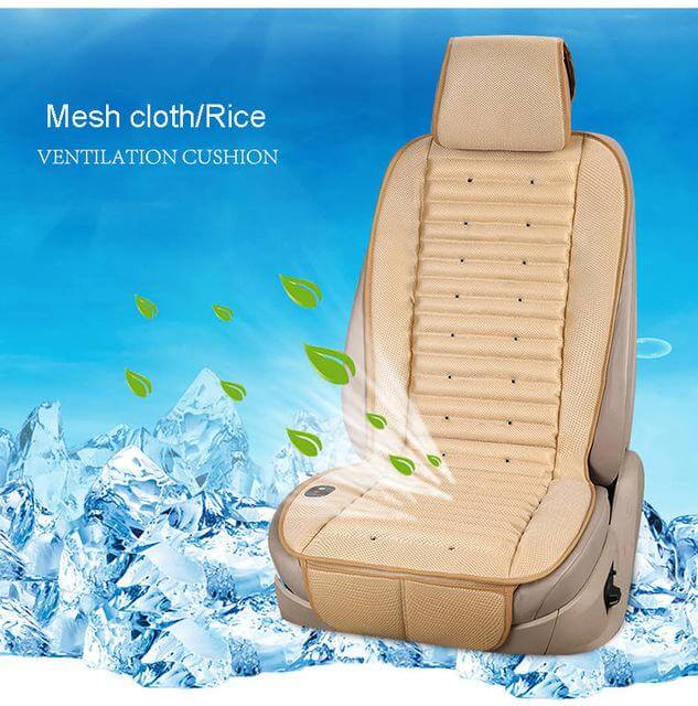 Electric Air-Cooled Built-In Fan Car Cushion Seat Cover · Mavigadget
