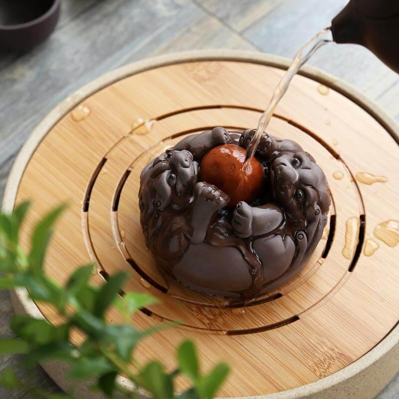 Japanese Creative Toad Tea Pet Set · Mavigadget