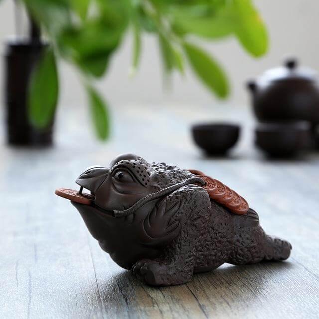 Japanese Creative Toad Tea Pet Set · Mavigadget