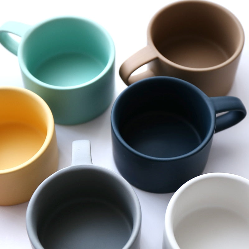 Nordic Colorful Elegant Matte Coffee Mugs · Mavigadget