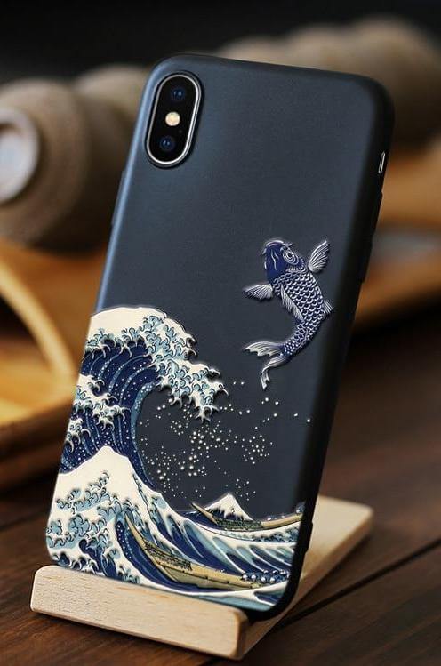 3D Giant Japanese Art iPhone Cases · Mavigadget