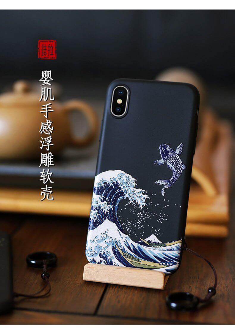 3D Giant Japanese Art iPhone Cases · Mavigadget