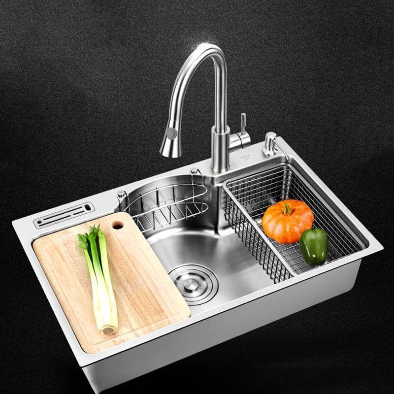 Stainless Steel Multifunctional Kitchen Sink · Mavigadget