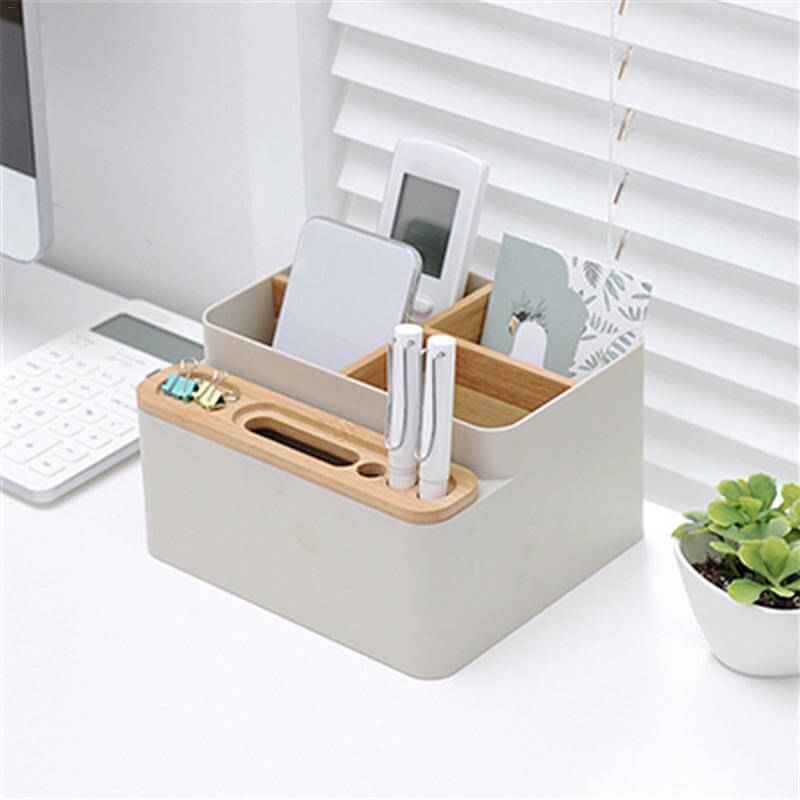 Multi-function 4 Grid Desktop Organizer · Mavigadget