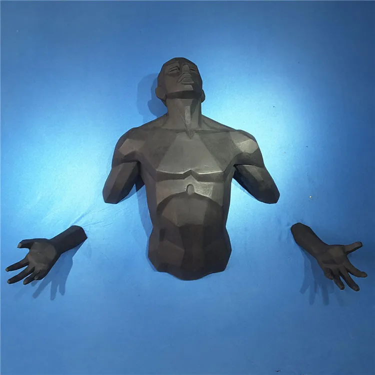 Retro Creative Enlightened Man Art Wall Decor · Mavigadget