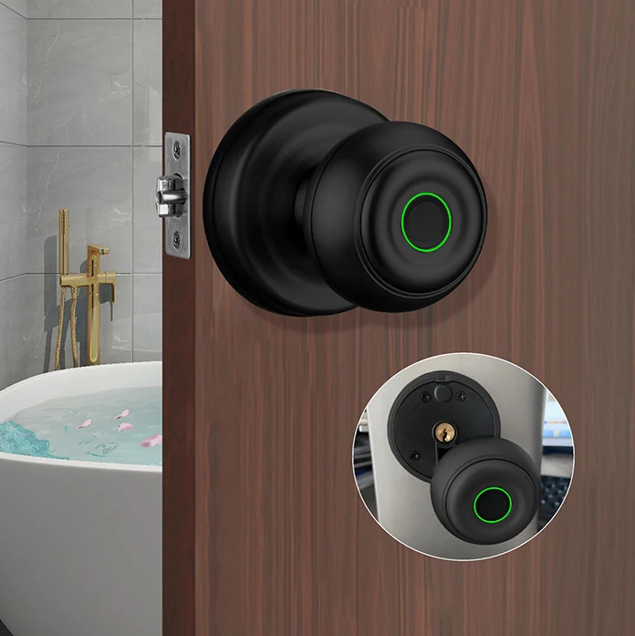 Touch Secure Fingerprint Smart Door Knob · Mavigadget