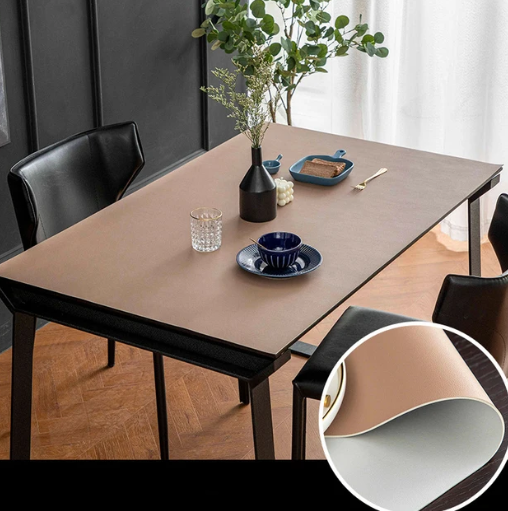 Leather Waterproof Chic Double-Sided Table Mat · Mavigadget
