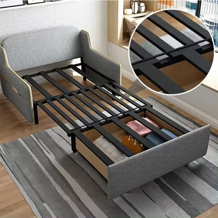 Elegant Living Room Convertible High-End Loafing Lounge Bed · Mavigadget