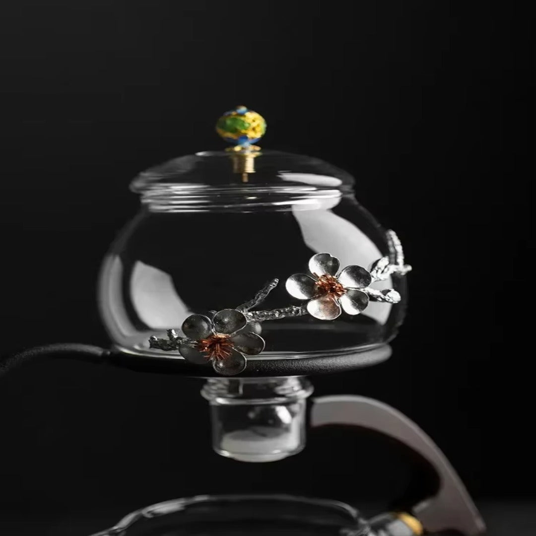 Calm Brew Zen Style Glass Traditonal Teapot · Mavigadget