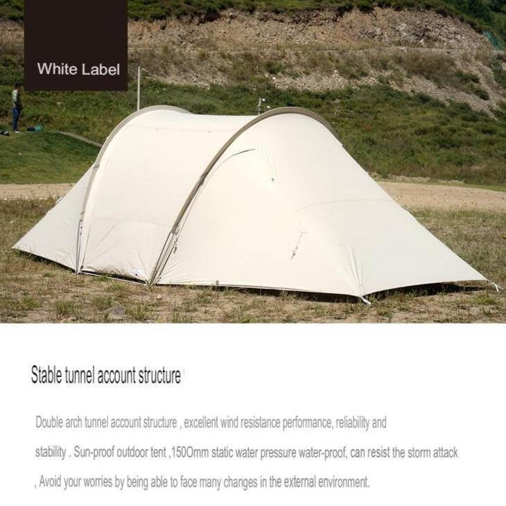 Creative Oversize Elegant Camping Tunnel Tent · Mavigadget